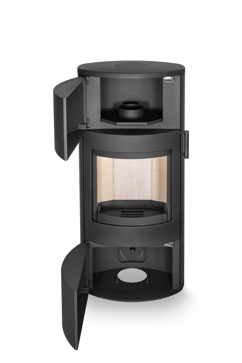 EDESSA H Fonte-Acier - poêle à bois | RHEA FLAM